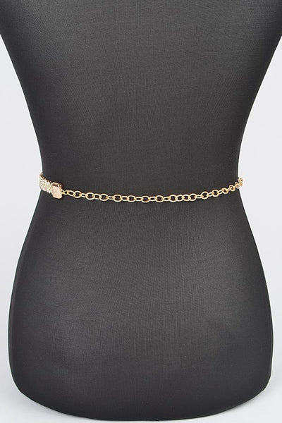 Diamond Chain Belt-Gold – Samira's Closet